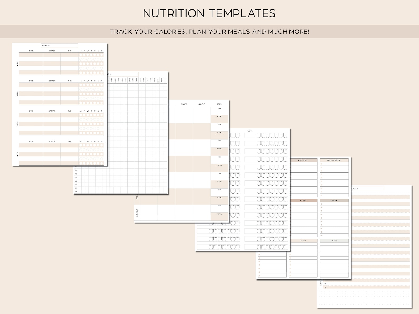 ONENOTE FITNESS PLANNER | Digital Workout Template to Track Progress ...