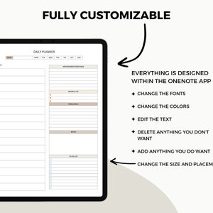 Onenote Productivity Planner Templates, Digital Planning for Ipad ...