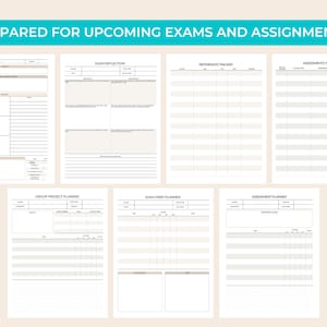 STUDENT PLANNER Templates Editable Canva Templates Goodnotes Study ...