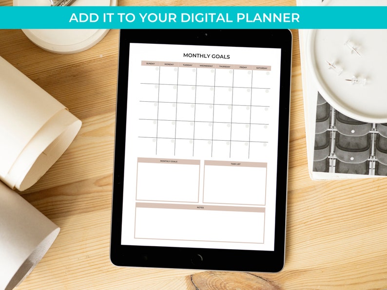 CANVA goal Setting Editable Planner 3-in-1 - Etsy