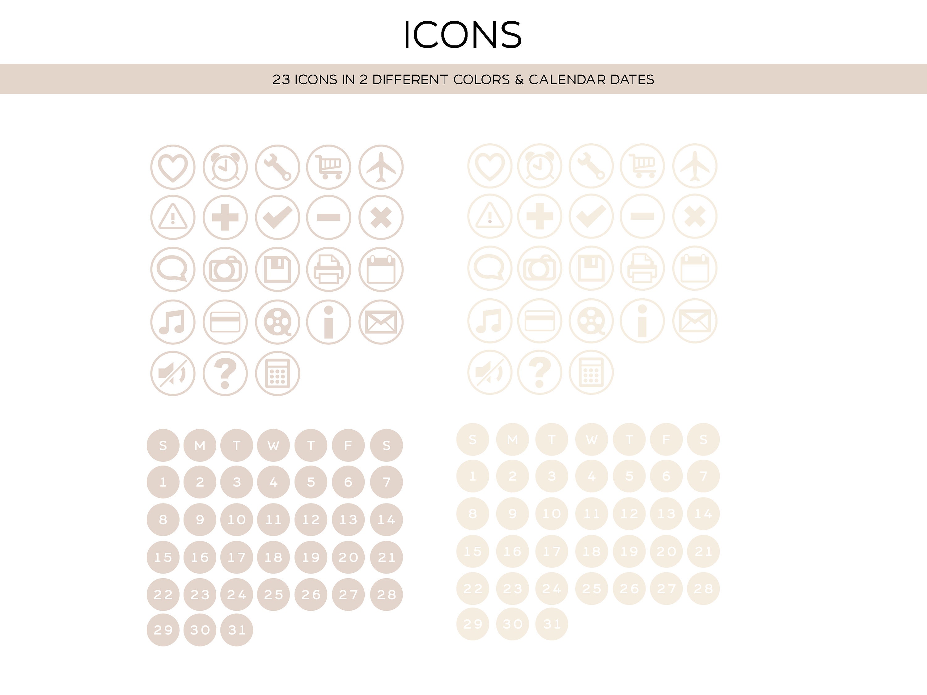DIGITAL PLANNER STICKERS, Digital Sticker Pack, Goodnotes Stickers for ...