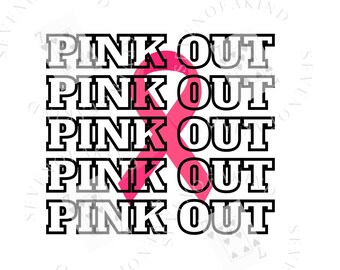 Pink Out Cheer Shirt - Etsy