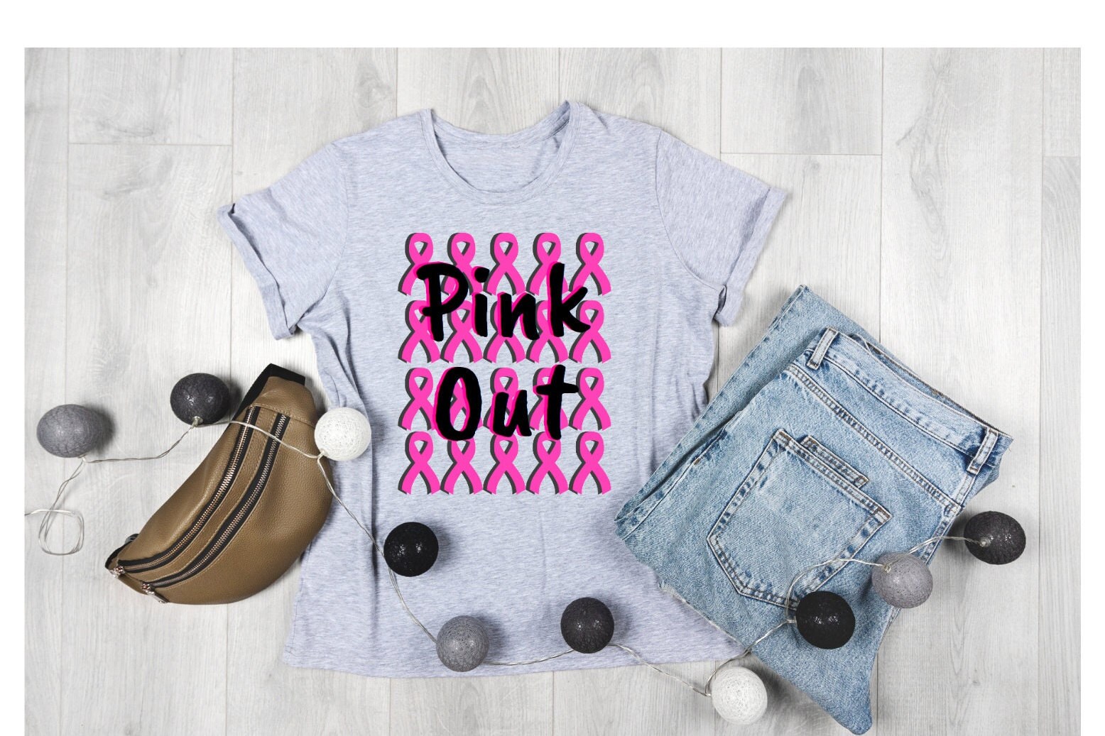 Pinkout- Cancer Awareness-pinkout Football -png-digital Download-l ...