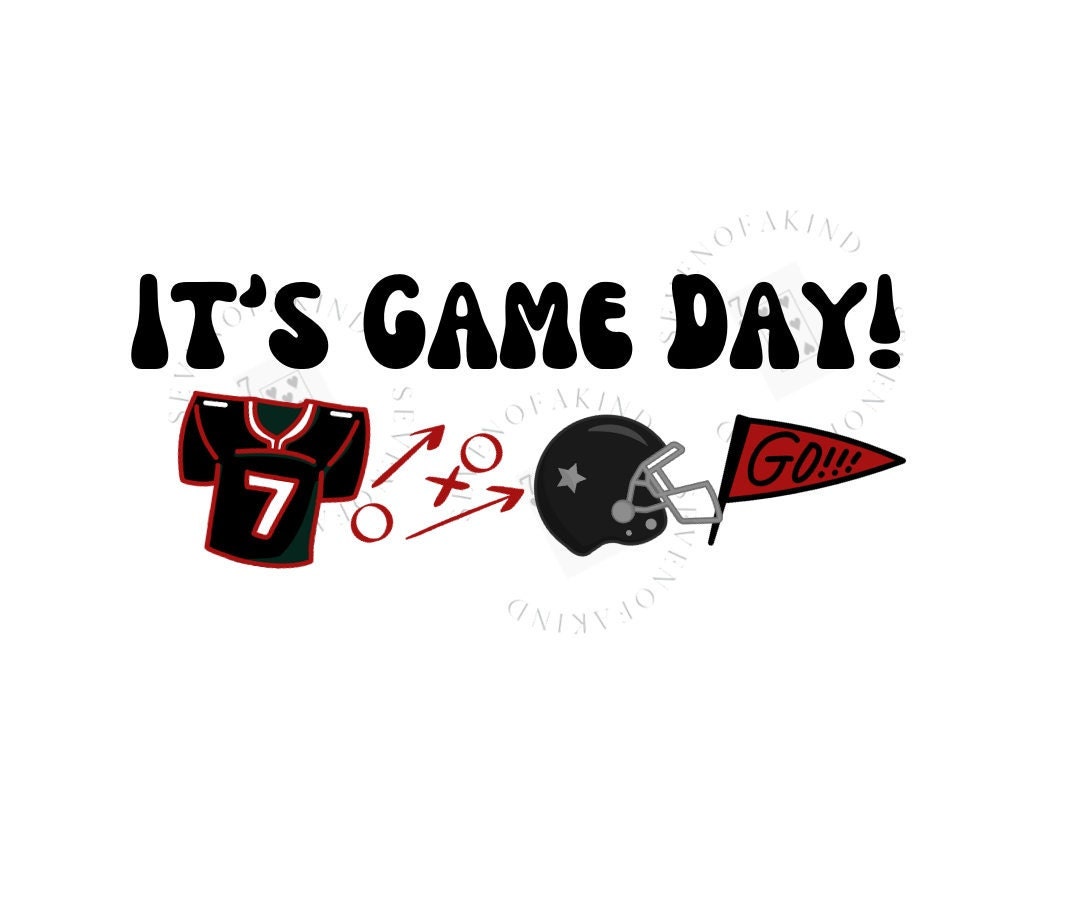 It's Game Day~-png-digital Download-football-spirit-school - Etsy