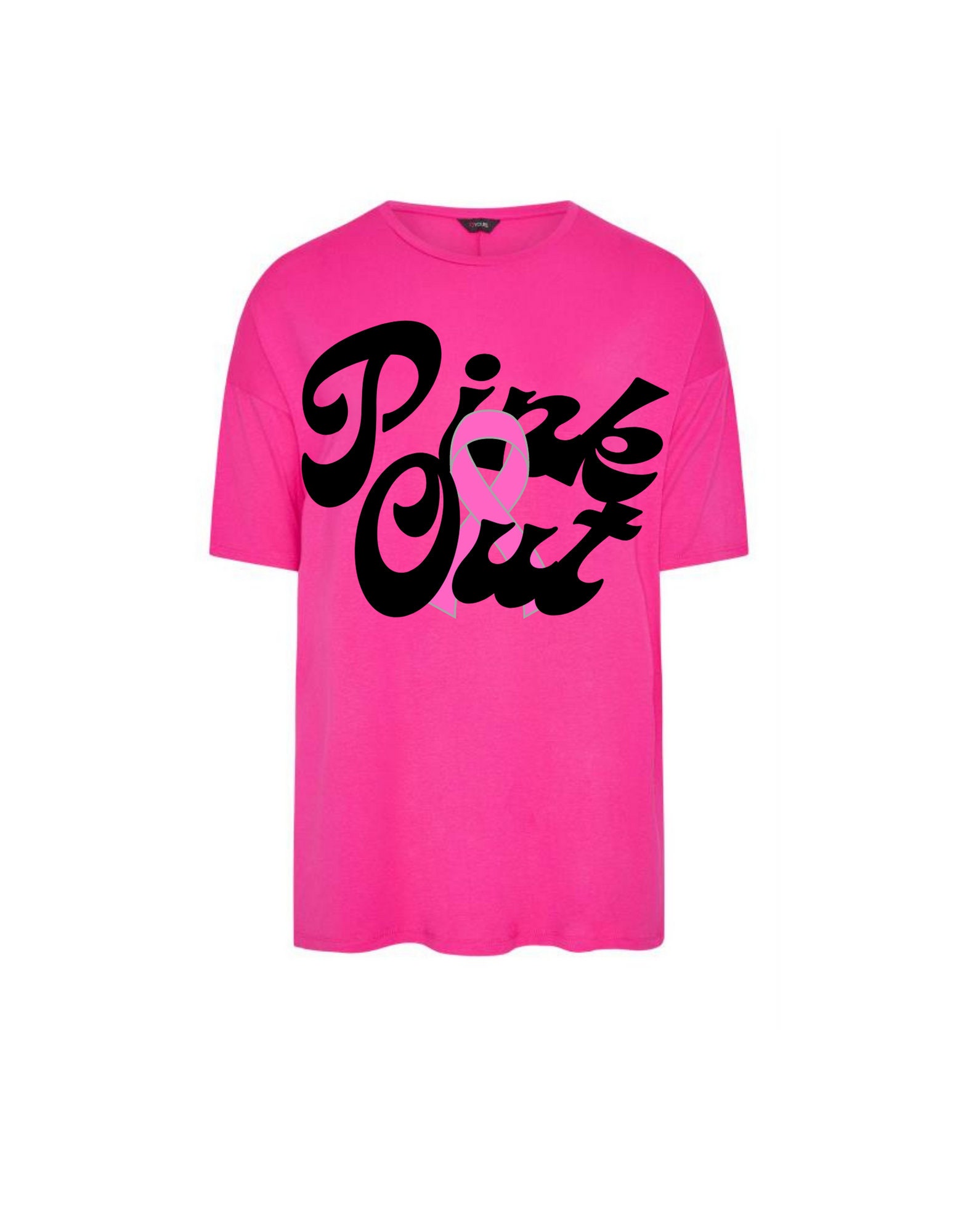 Retro Pinkout-pink Out-pink Out Football-pink Out Shirt-png-digital ...