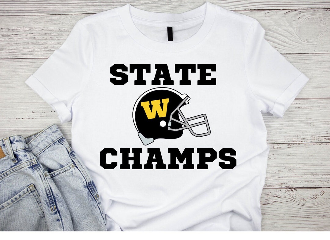 Football State Champs Png-digital Download-football Shirt-spirit-school ...