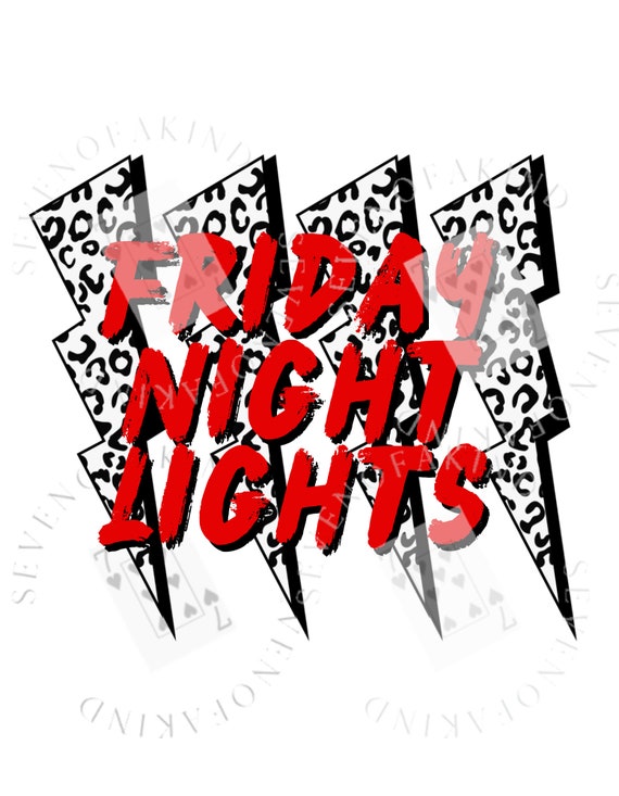 Friday Night Lights Lightning Bolt-png-digital - Etsy