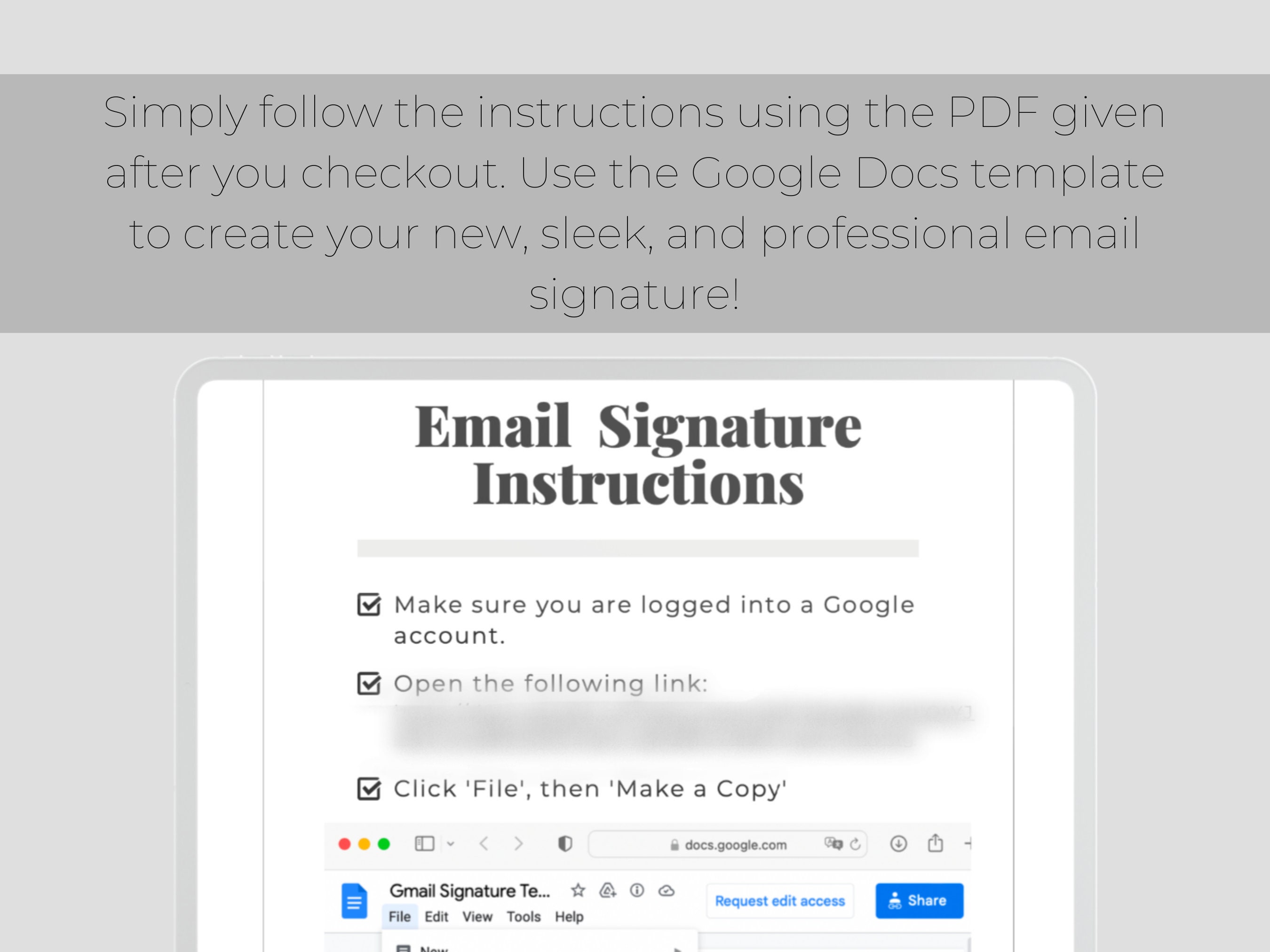 Gmail Email Signature Template, Professional and Modern Email Signature ...
