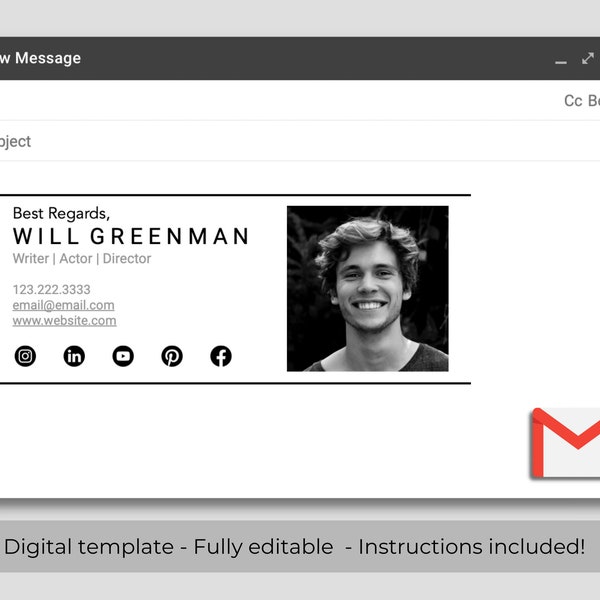 Email Signature Icons - Etsy