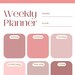 Weekly Planner, Planning, Week Organizer, to Do List, Weekly Planning ...