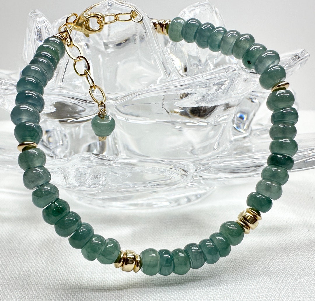 RARE Jadeite Bracelet / Stunning Jadeite / 5A Grade Green Lake Jadeite ...