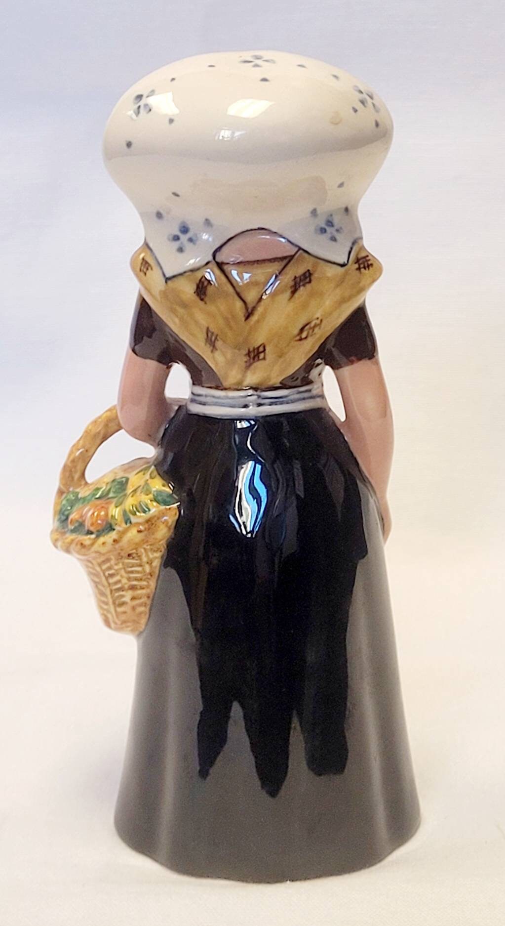 Vintage 1950s Dutch Girl With Produce Basket BOLS Zenith - Etsy