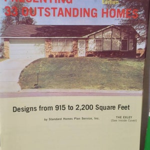 Vintage 1970s Building Floor Plans Brochures Standard Homes Plans ...