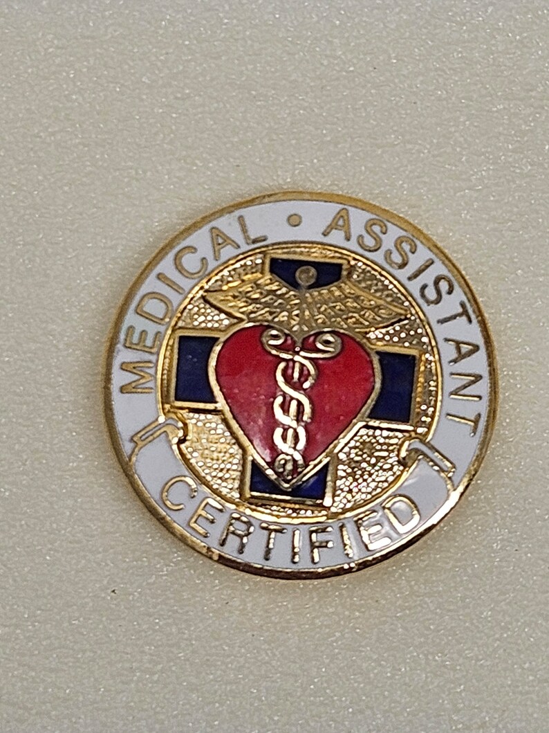 1970s Medical Enamel Pins Badges Veterinarian Radiology Xray Surgical ...