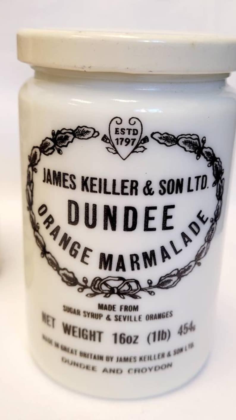 Vintage James Keiller & Son Dundee Marmalade Jars Crocks Pots Scotland ...