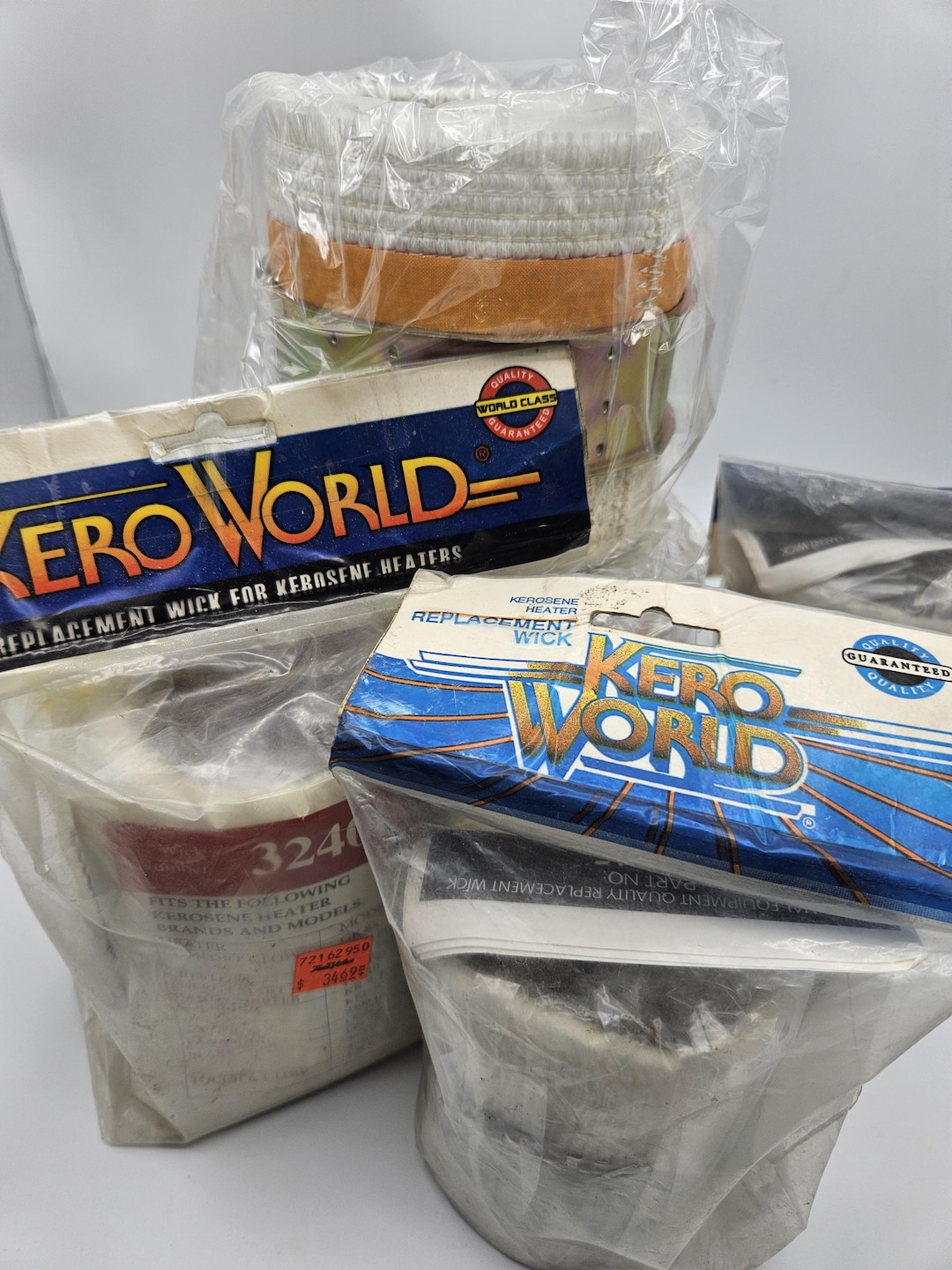 NOS Kero World Kerosene Oil Heater Lamp Replacement Wicks 27512 32400 ...