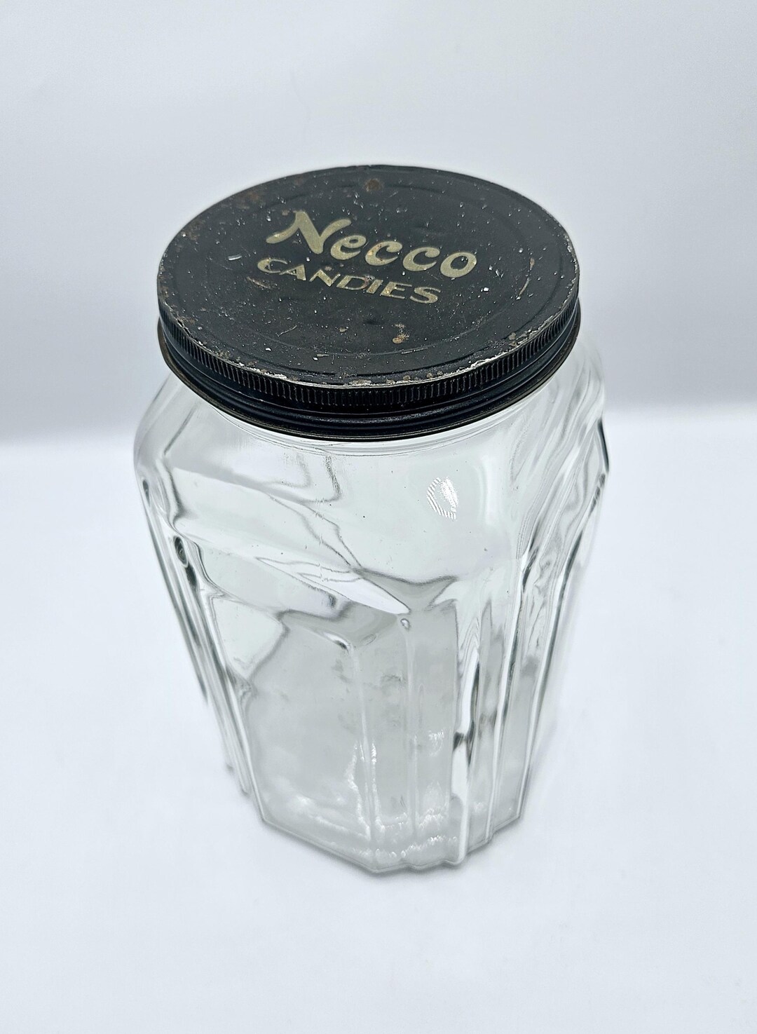 1930s Large Necco Candies Glass Jar Art Deco - Etsy