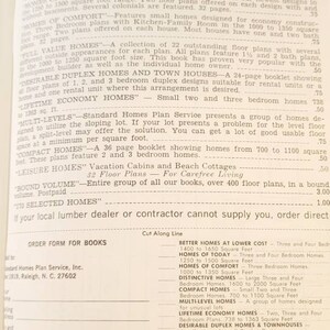 Vintage 1970s Building Floor Plans Brochures Standard Homes Plans ...