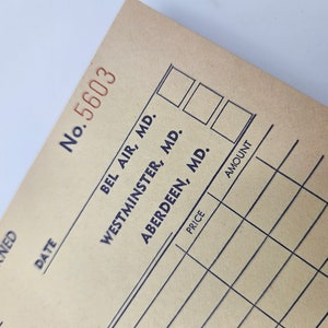 1970s Clothing Store Receipt Book Carbon Copy Baltimore Maryland the ...