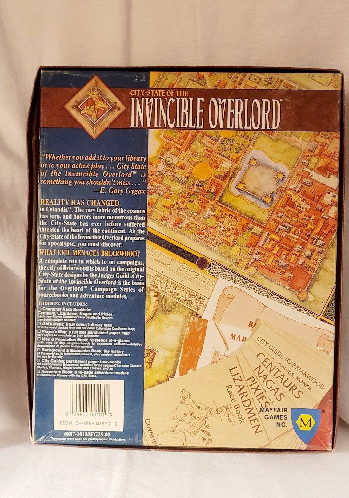 1987 Mayfair City-state of the Invincible Overlord Game - Etsy