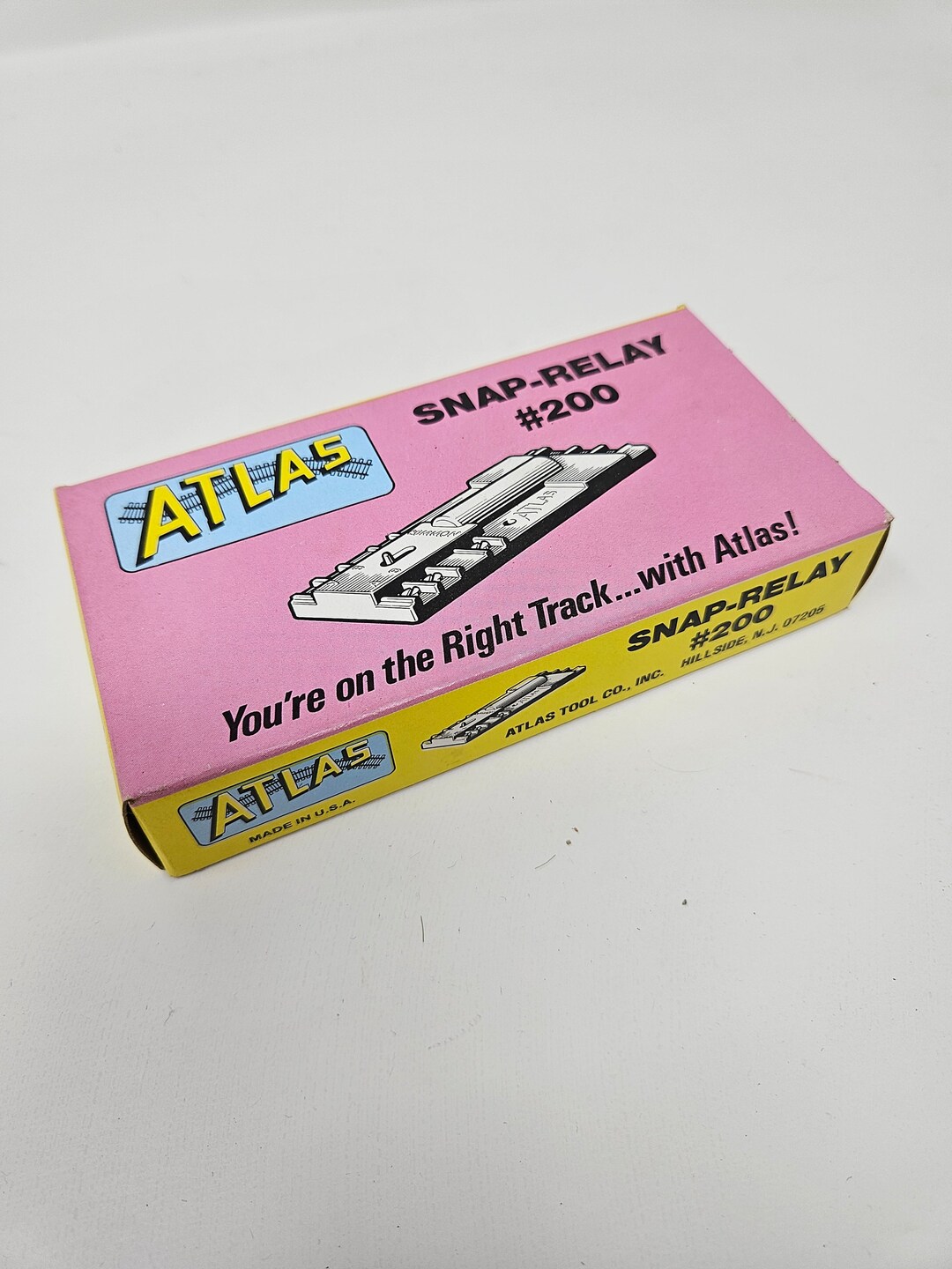 Vintage Atlas Model Train Snap-relay #200 for HO Switches Orginal Box ...