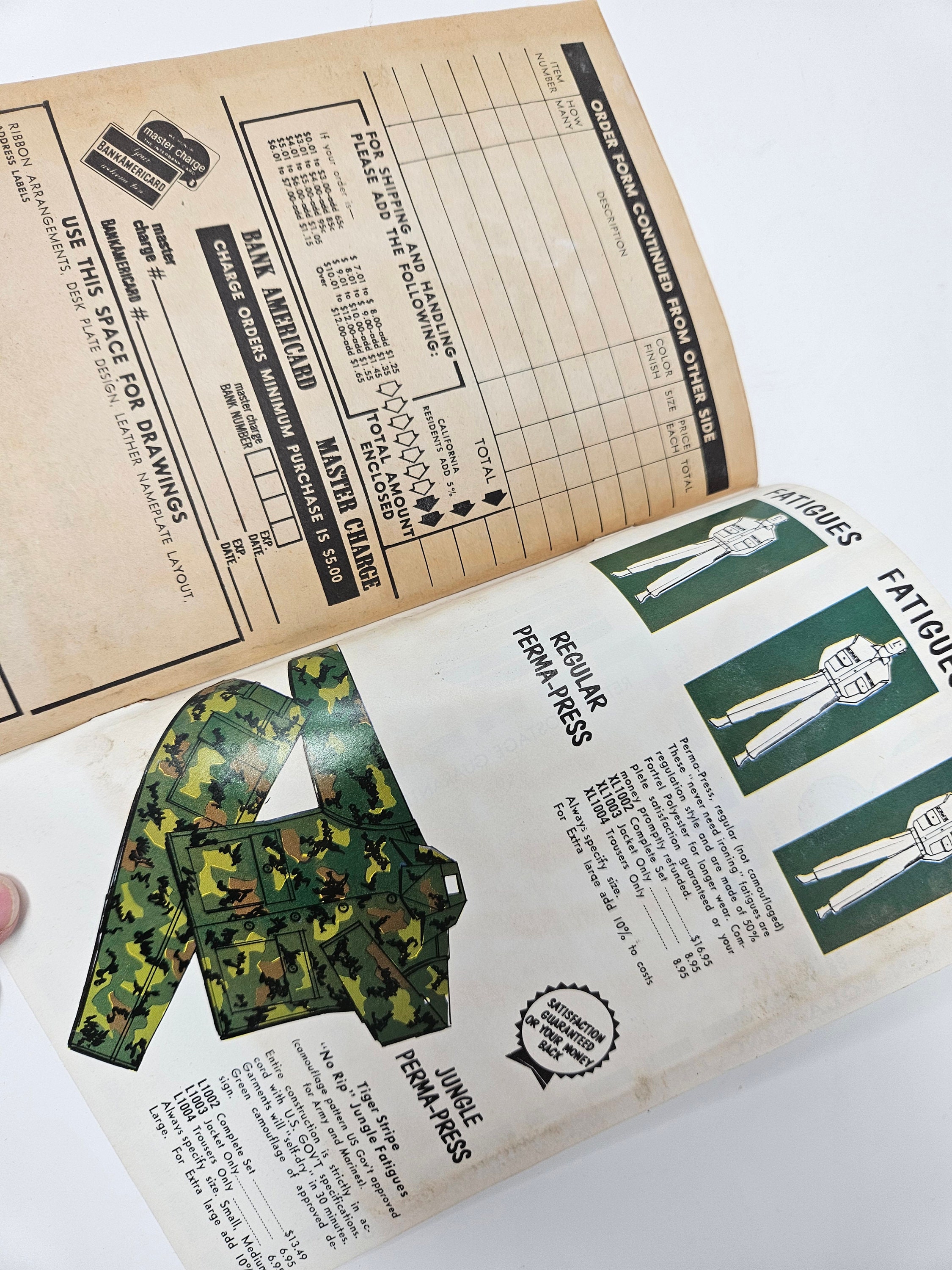 Vintage 1960s 1970s Ken Nolan Military Mail Order Navy Marines Seabees ...