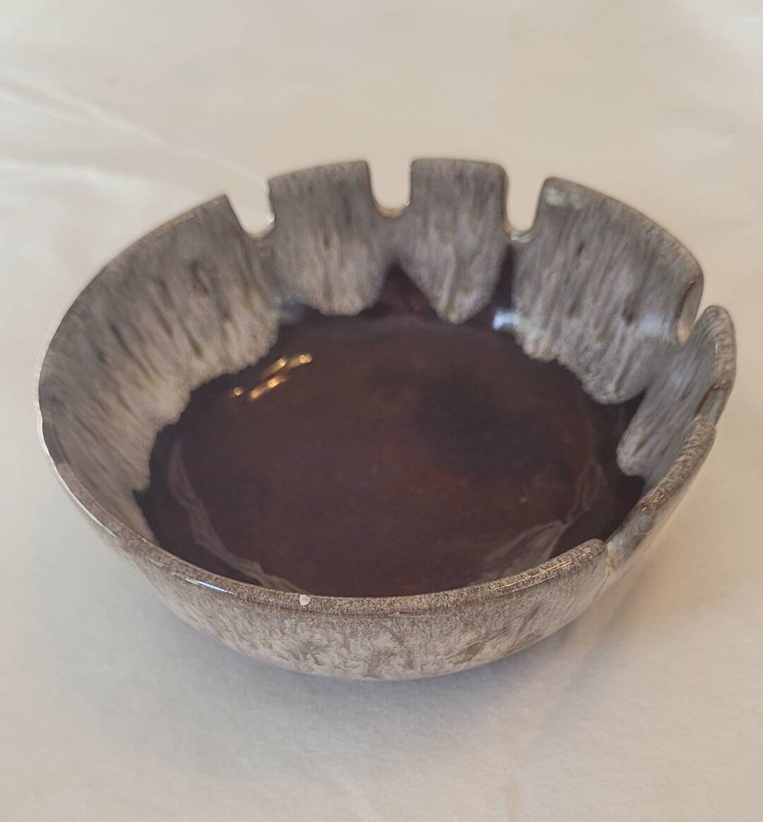 Vintage 1960s Evangeline Ware 956 Glazed Pottery Ashtray by Canuck ...