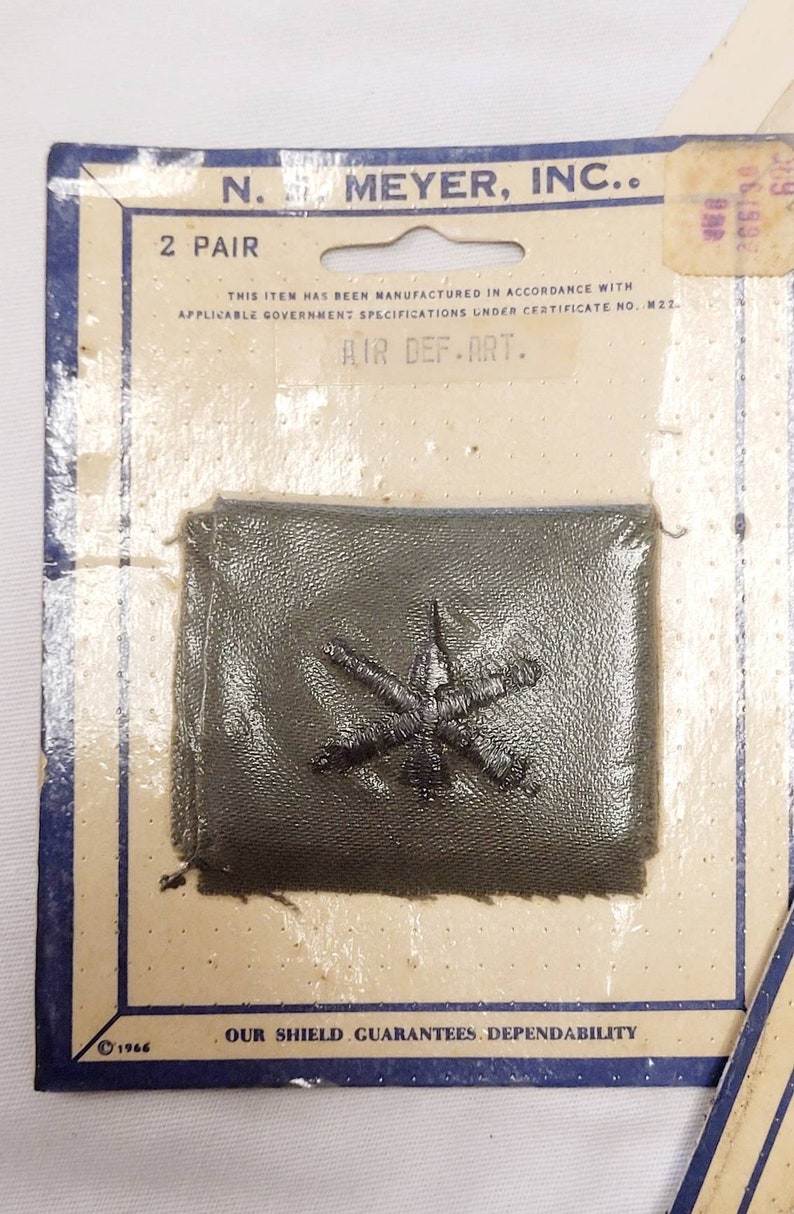 1960s US Army Sew-on Patch Insignia General Air Defense Artillery ...