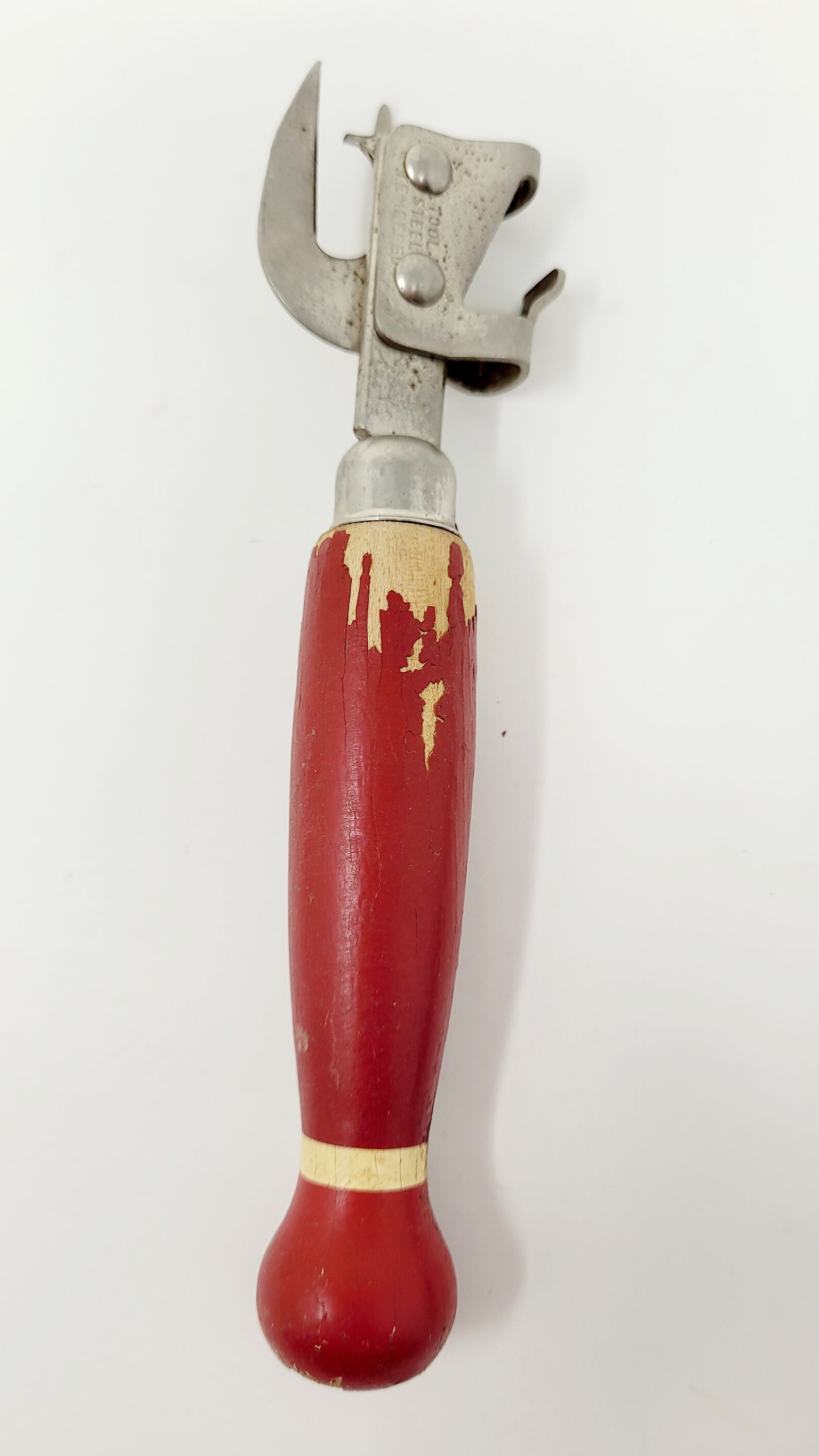 Vintage 1950s Red Wood Handled Kitchen Tools Utensils Can - Etsy