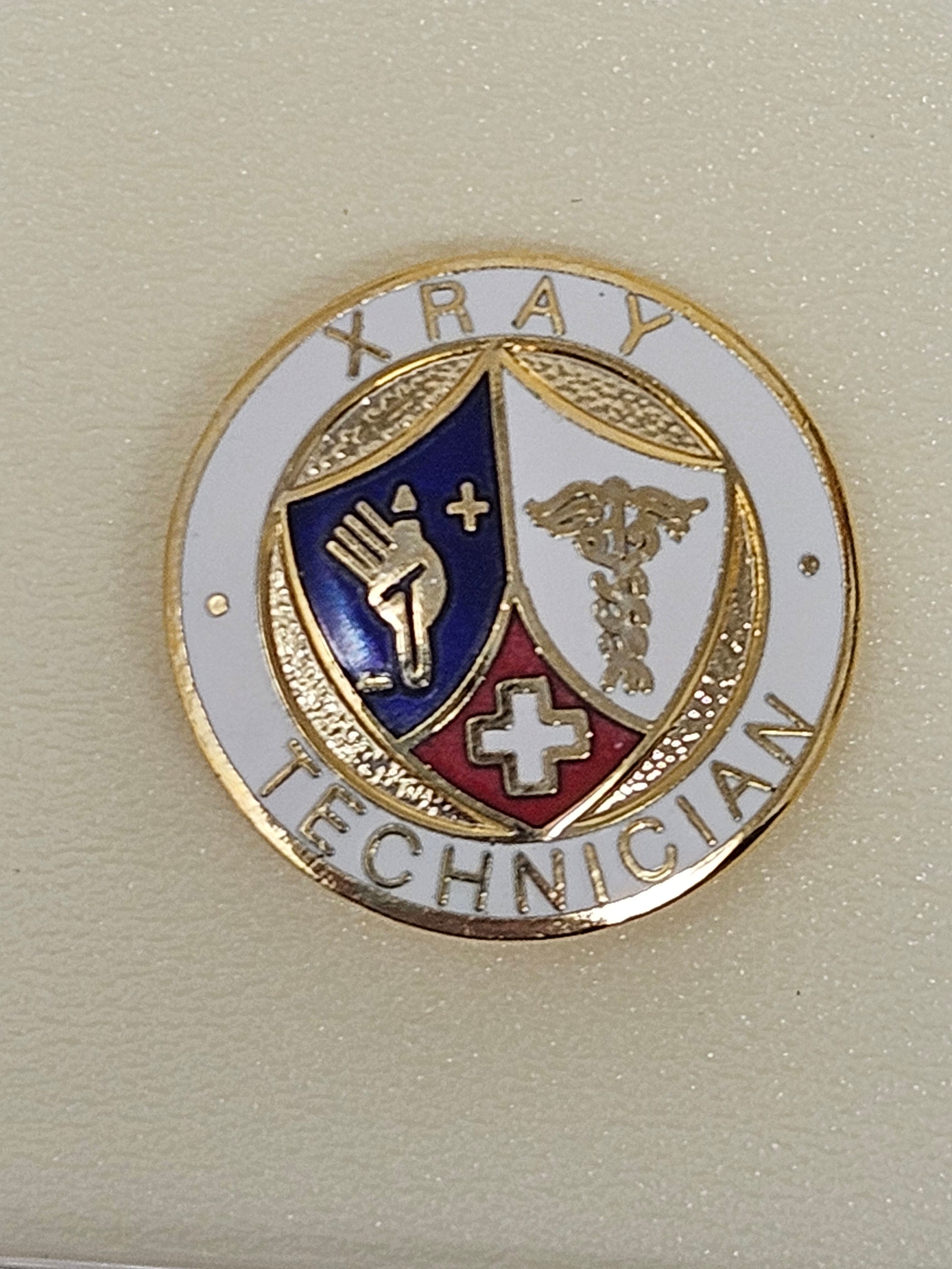 1970s Medical Enamel Pins Badges Veterinarian Radiology Xray Surgical ...