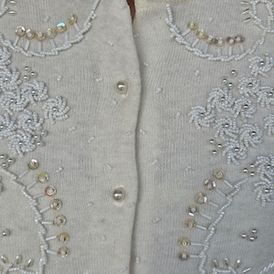 Mitra Designs Beaded Lambswool Wool Angora Rabbit Cardigan Sweater - Etsy