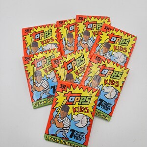 1990s Topps Baseball Cards Kids NOS Packs Barry Bonds Rickey Henderson ...