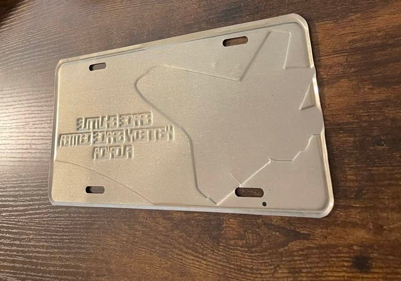 Space Shuttle Kennedy Space Center Booster License Plate Florida Nasa ...