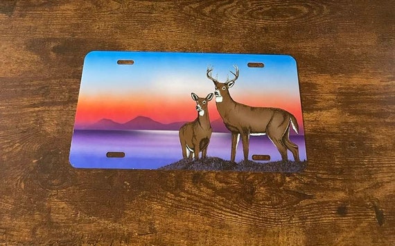 Whitetail Deer Novelty License Plate Hunter Hunting Sportsman - Etsy