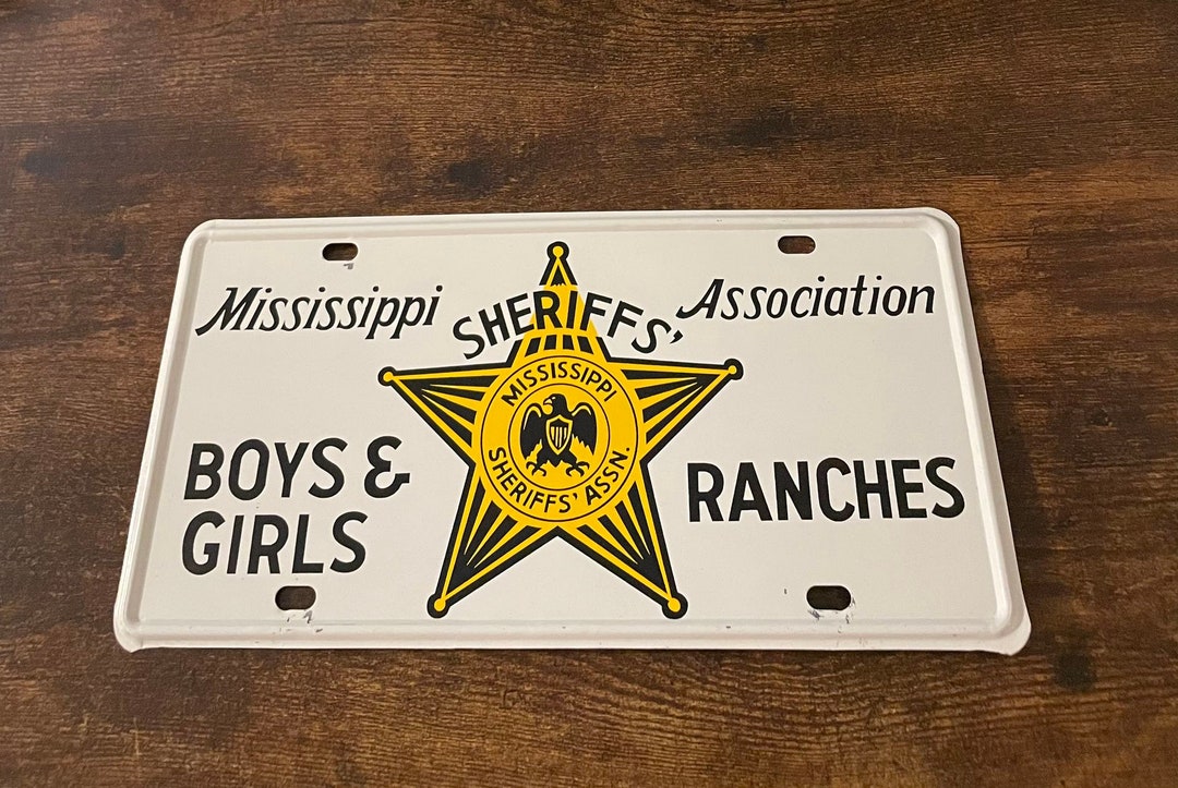 Mississippi Sheriffs Association Boys & Girls Ranches Booster License ...