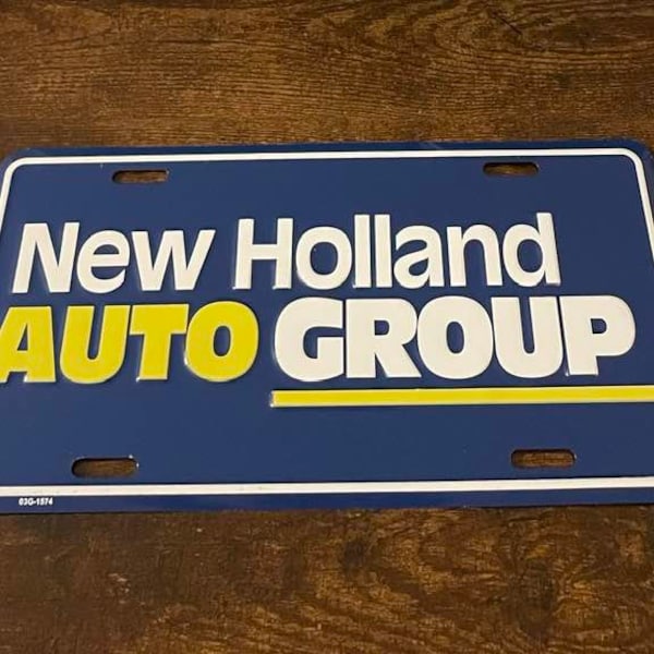 New Holland License Plate - Etsy
