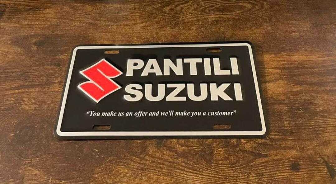 Pantili Suzuki Dealership Booster License Plate Princeton West Virginia ...