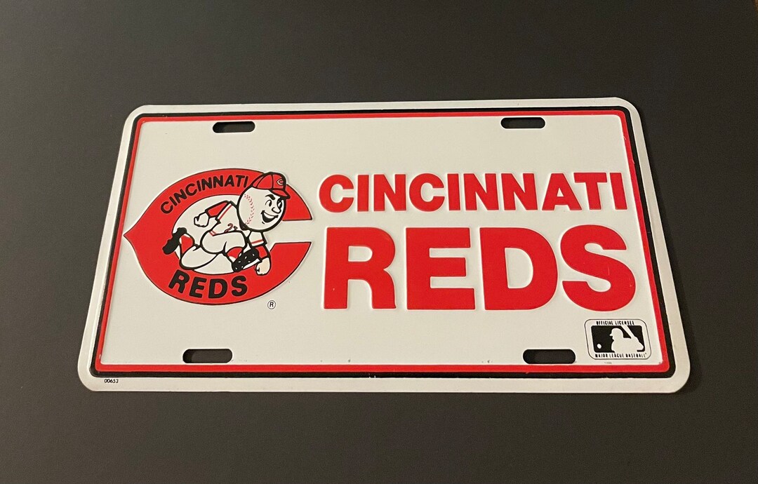 Cincinnati Reds Booster License Plate Ohio - Etsy