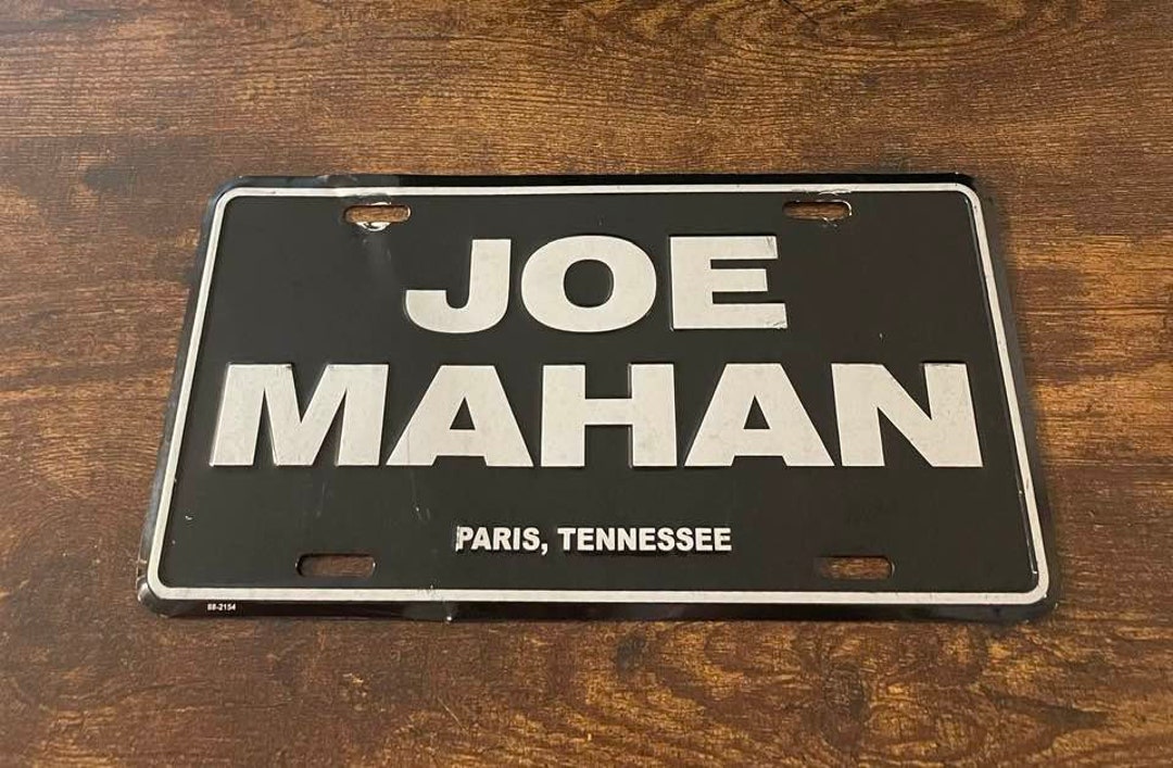Joe Mahan Dealership Booster License Plate Paris Tennessee Dealer - Etsy