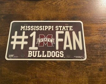 Msu License Plate - Etsy