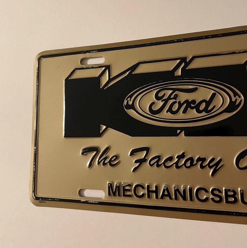 KH Ford Dealership Booster License Plate Mechanicsburg Pennsylvania ...