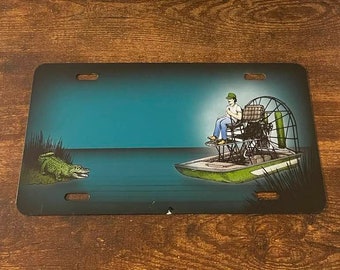 Alligator License Plate - Etsy
