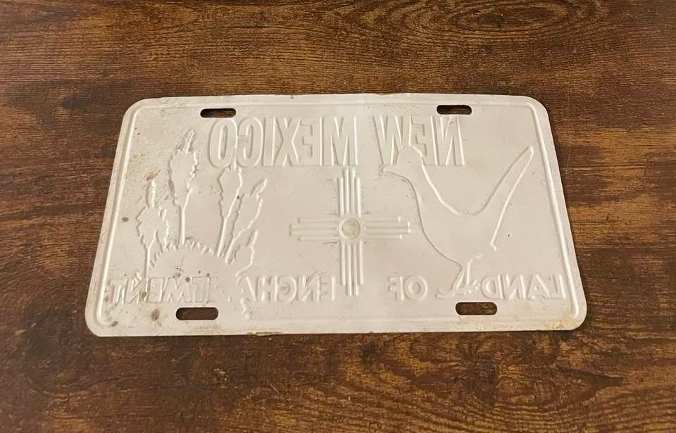 New Mexico Roadrunner Booster License Plate Land of Enchantment - Etsy