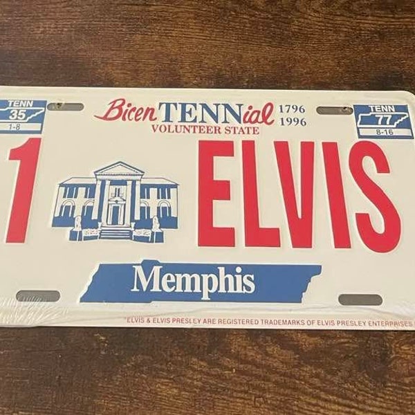 Elvis License Plate - Etsy