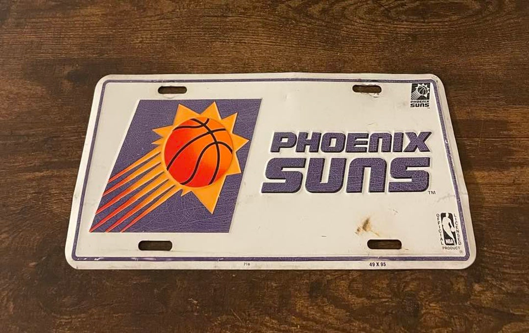Phoenix Suns Booster License Plate Arizona - Etsy