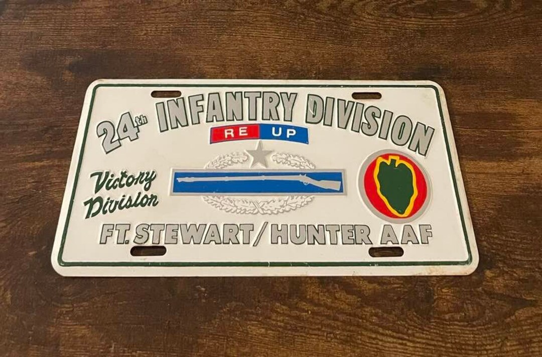 24th Infantry Division Victory Division Booster License Plate - Etsy