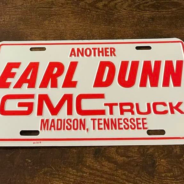 Dealer License Plate - Etsy