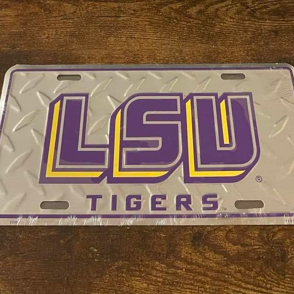 Lsu License Plate - Etsy