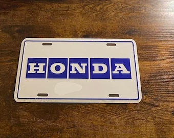 Honda Motorcycle License Plate - Etsy