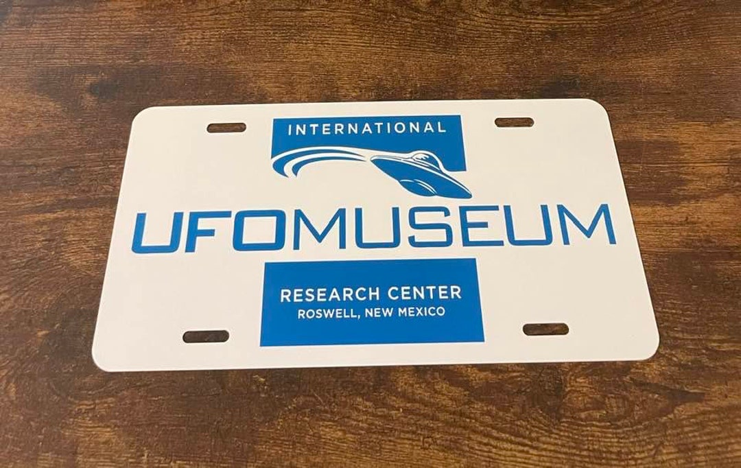 International UFO Museum Booster License Plate Research Center Roswell ...
